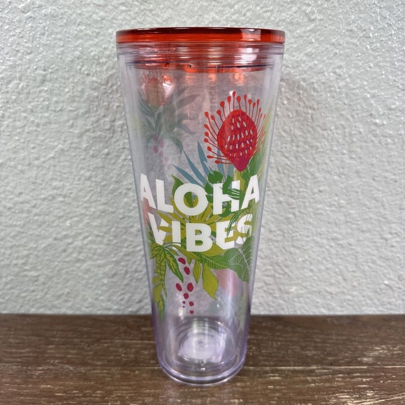 Starbucks | Kitchen | Starbucks Hawaii Aloha Vibes 24oz Venti Clear ...